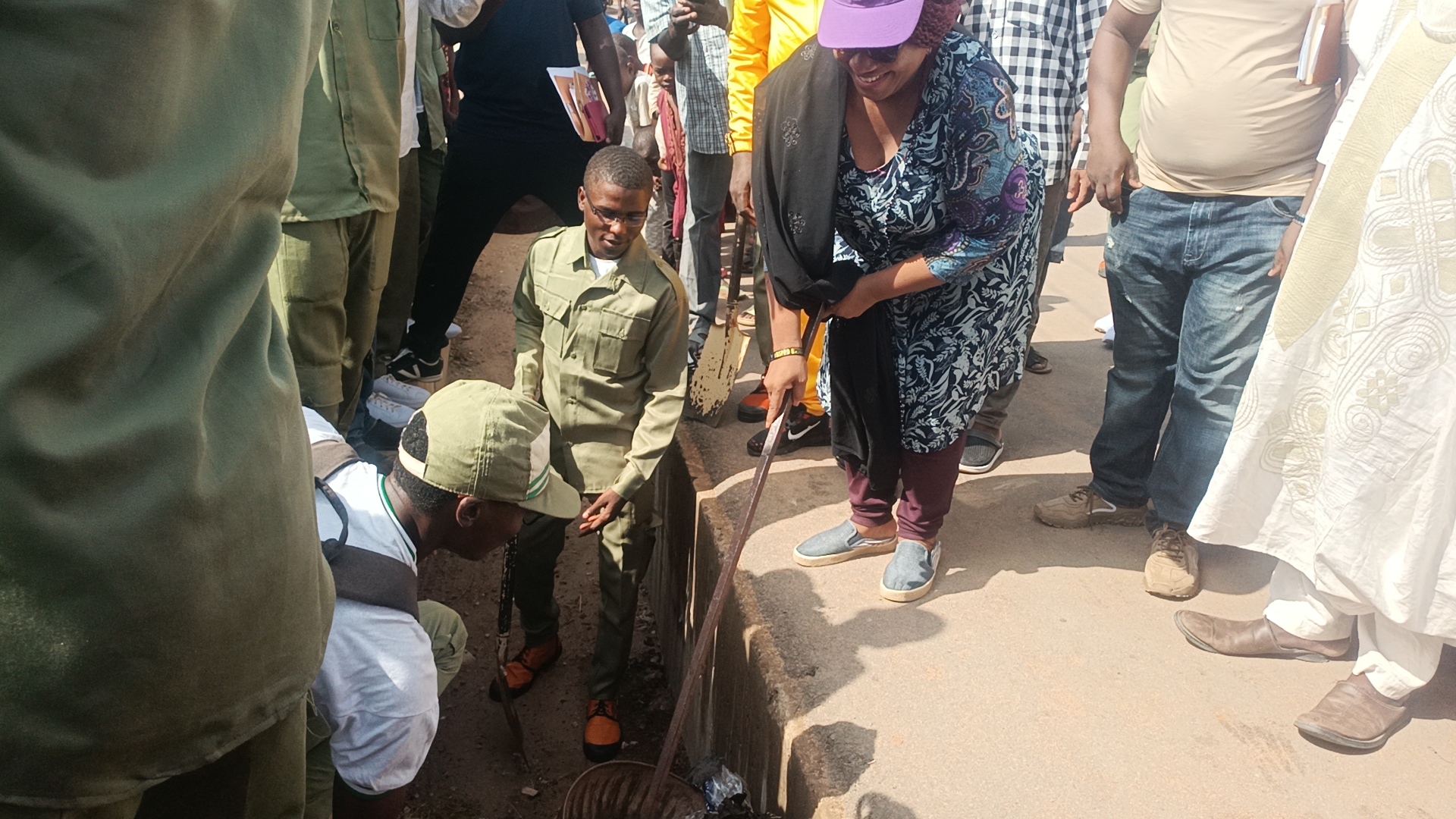Corps members observe environmental sanitation in Gombe